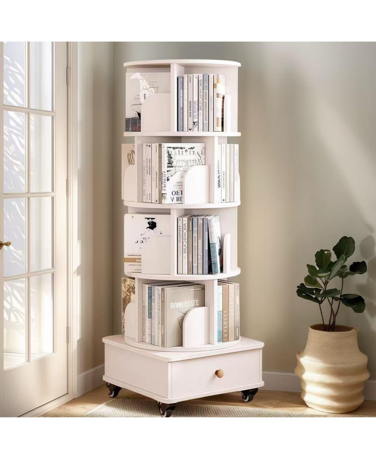 Click here for Streamdale Furniture Rotating 5-Tier Corner Booksh... prices