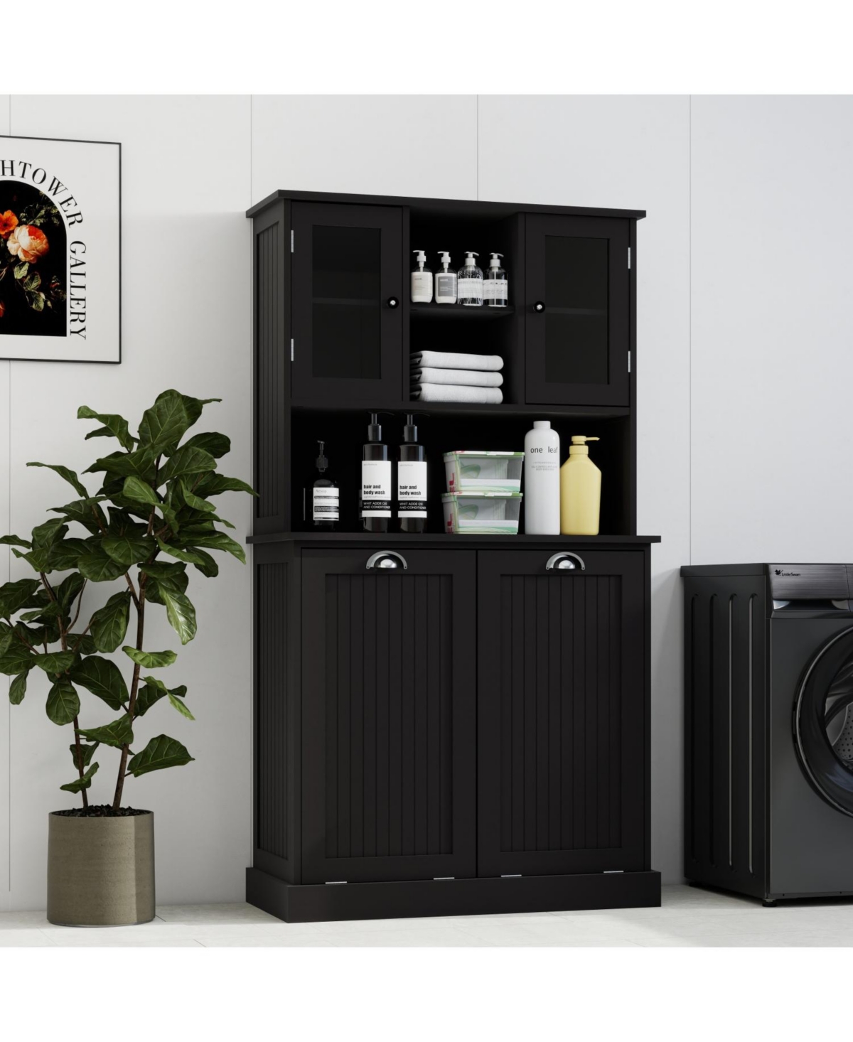 Click here for Streamdale Furniture 2-Compartment Tilt-Out Laundr... prices