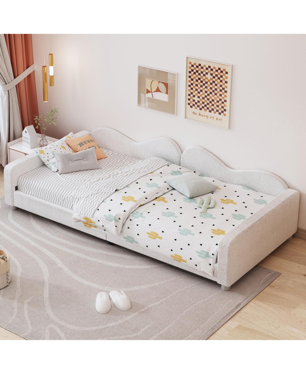 Click here for Streamdale Twin size Upholstered Daybed  Sherpa Fa... prices