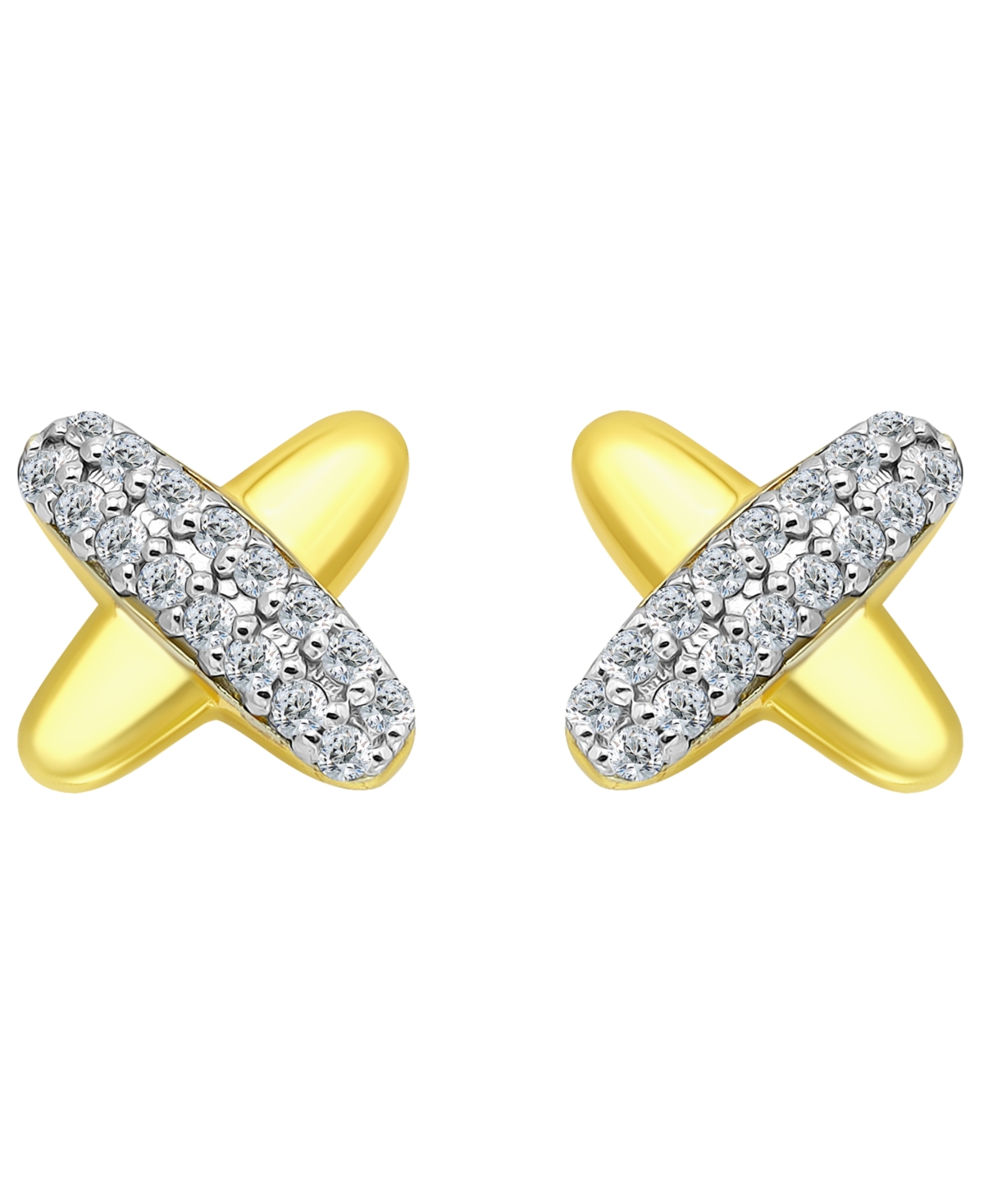 Click here for Giani Bernini Pave Cubic Zirconia (1/2 ct. t.w.) X... prices