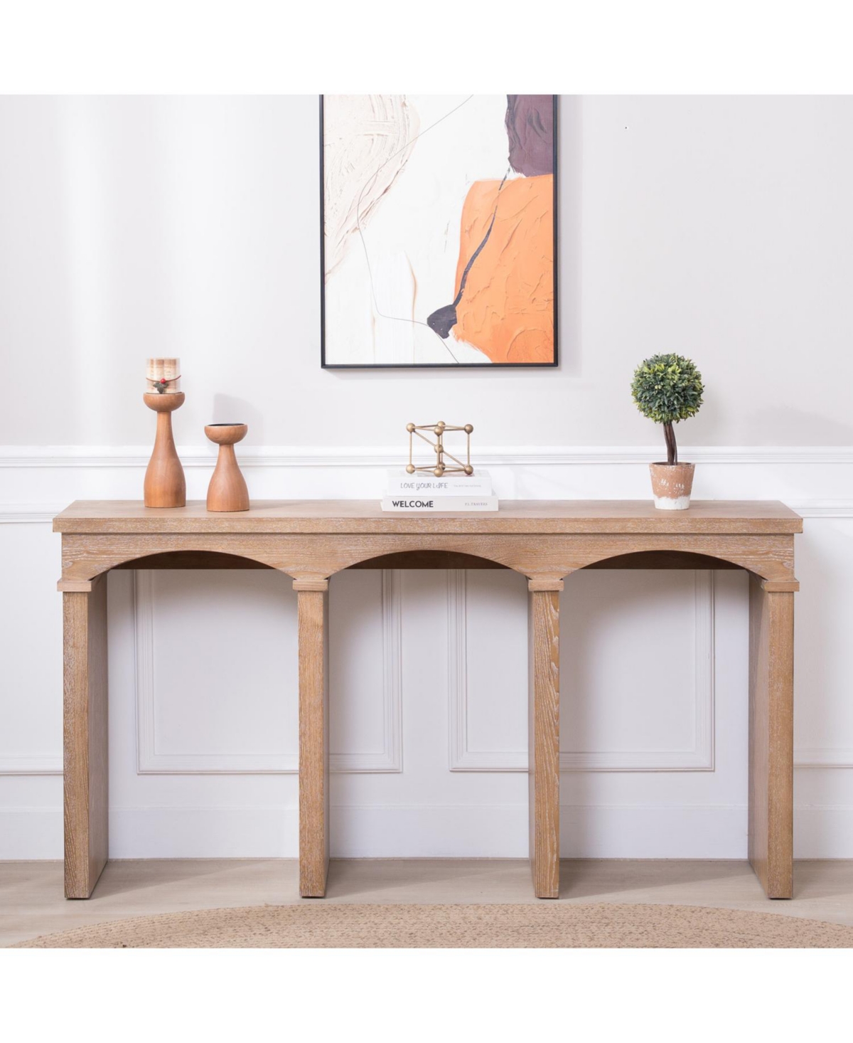 Click here for Streamdale Furniture Rustic Archway Console Table... prices