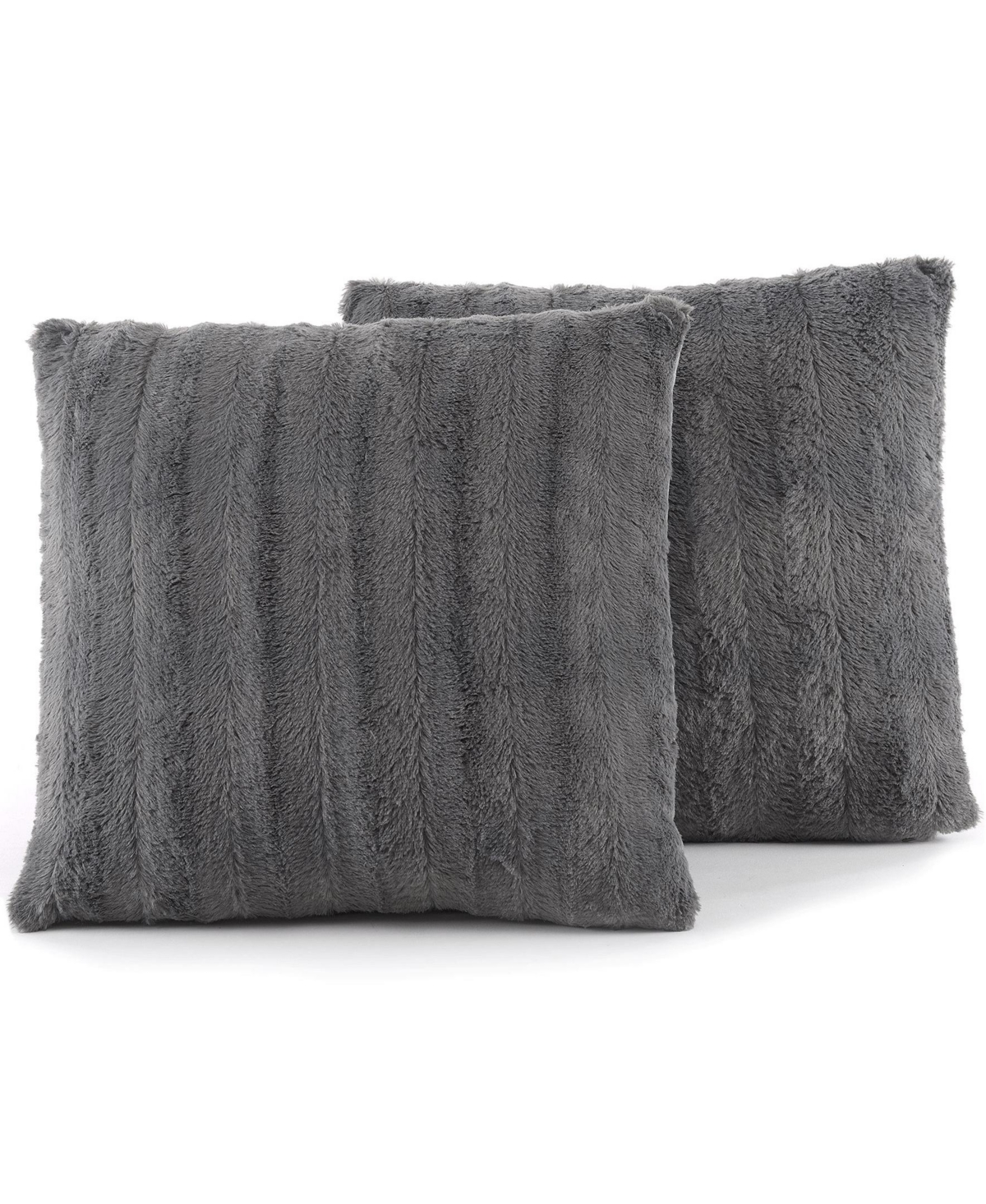 Click here for Cheer Collection Faux-Fur 2-Pack Decorative Pillow... prices