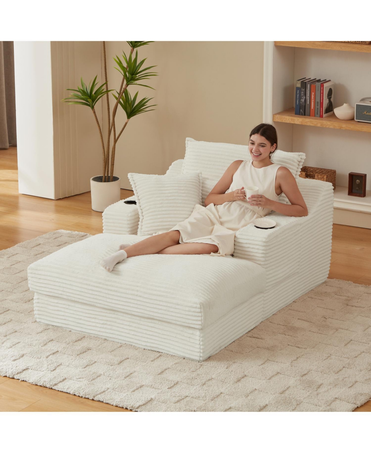 Click here for Streamdale Furniture Streamdale Modern White Sofa... prices
