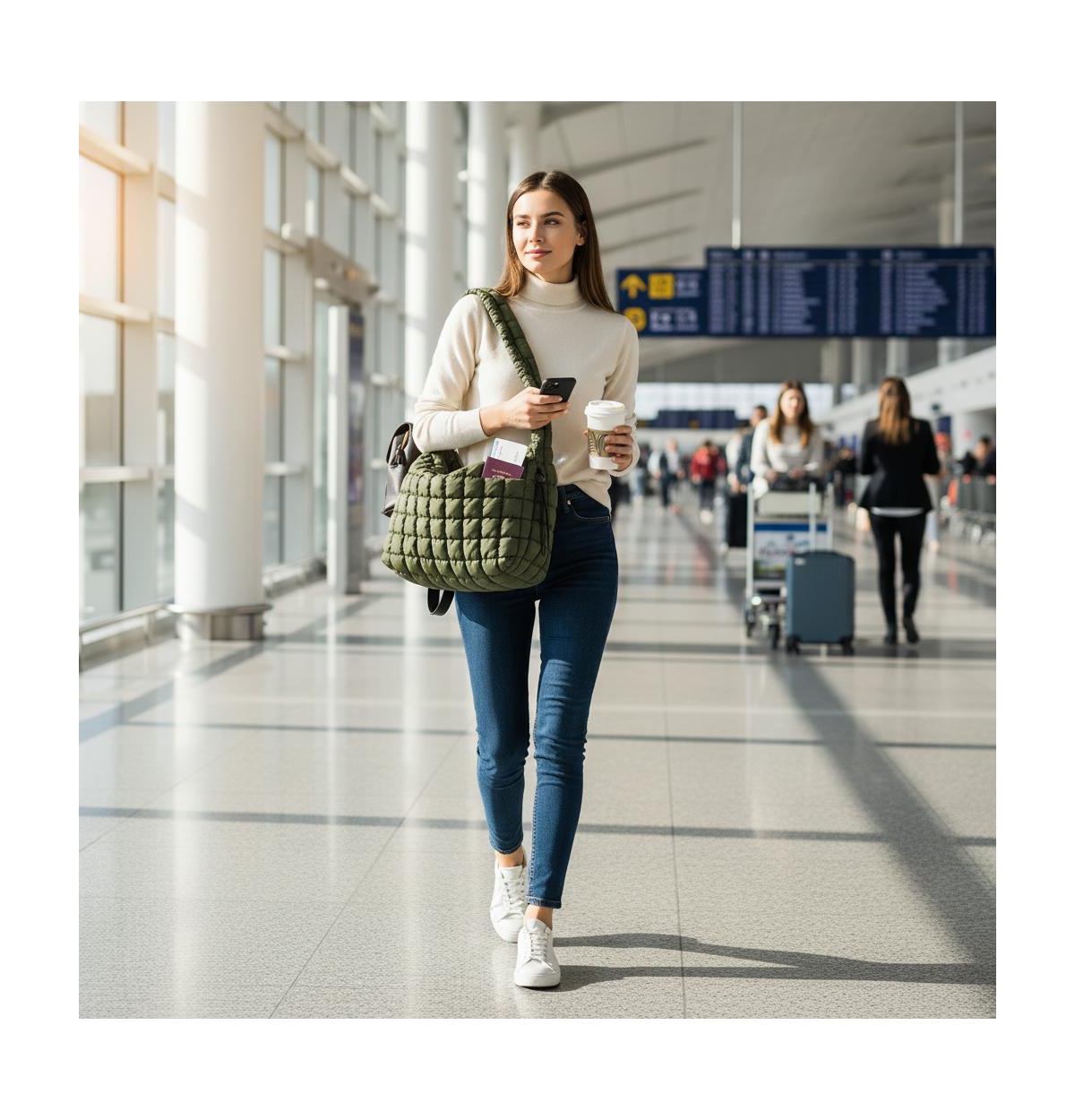 Click here for 3p Experts Cloud Haven Travel Bag - GREEN prices