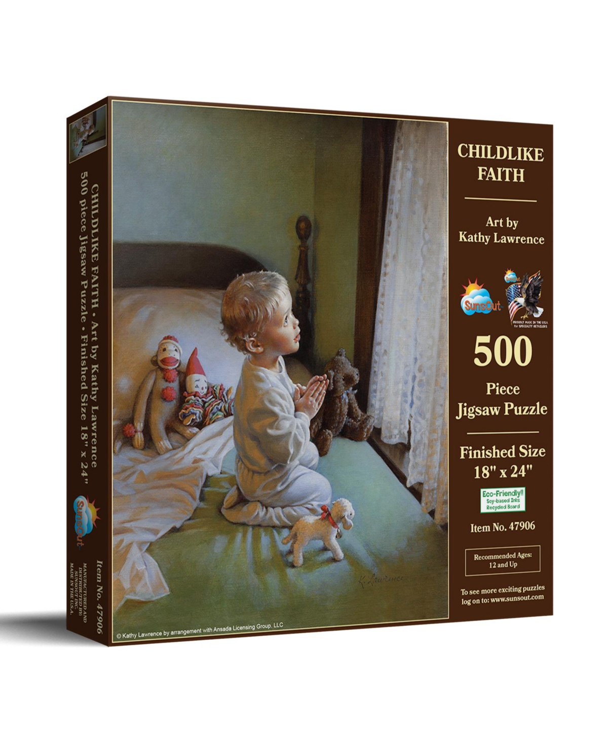 Click here for SunsOut Childlike Faith 500 piece Jigsaw Puzzle fo... prices
