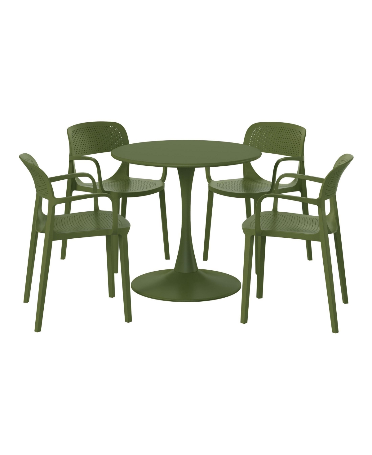 Click here for WestinTrends 5-Piece Round Metal Bistro Dining Tab... prices