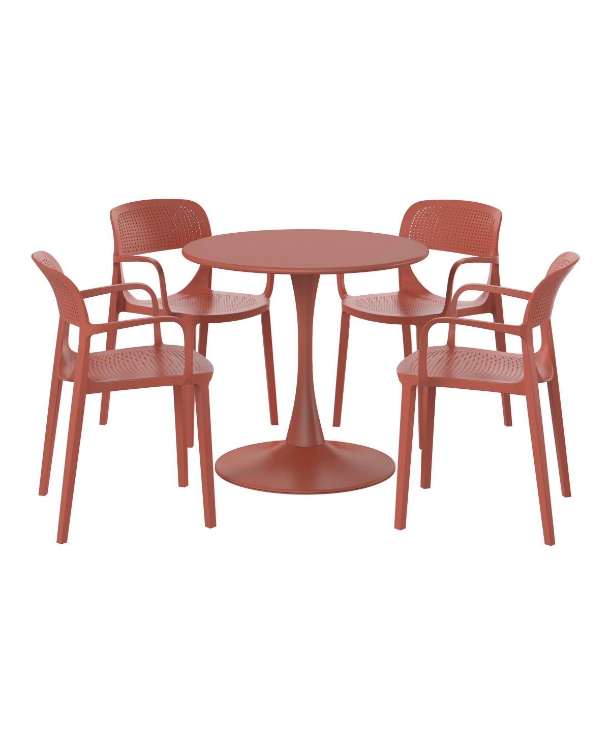 Click here for WestinTrends 5-Piece Round Metal Bistro Dining Tab... prices