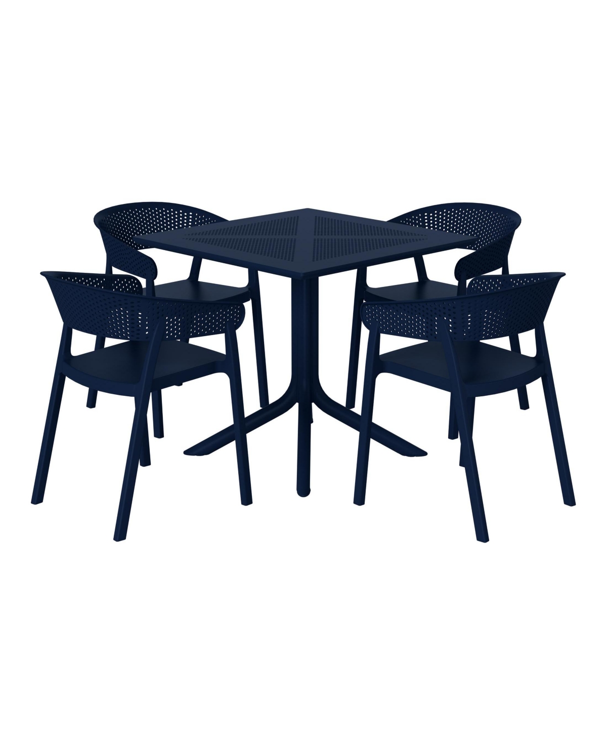 Click here for 5-Piece Modern Patio Square Dining Table Set with... prices