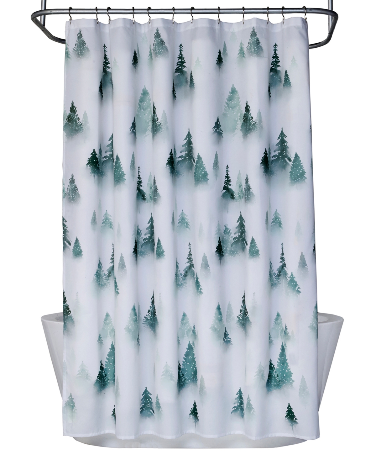 Click here for Skl Home Winter Pines Fabric Certain  72 x 70 - Gr... prices