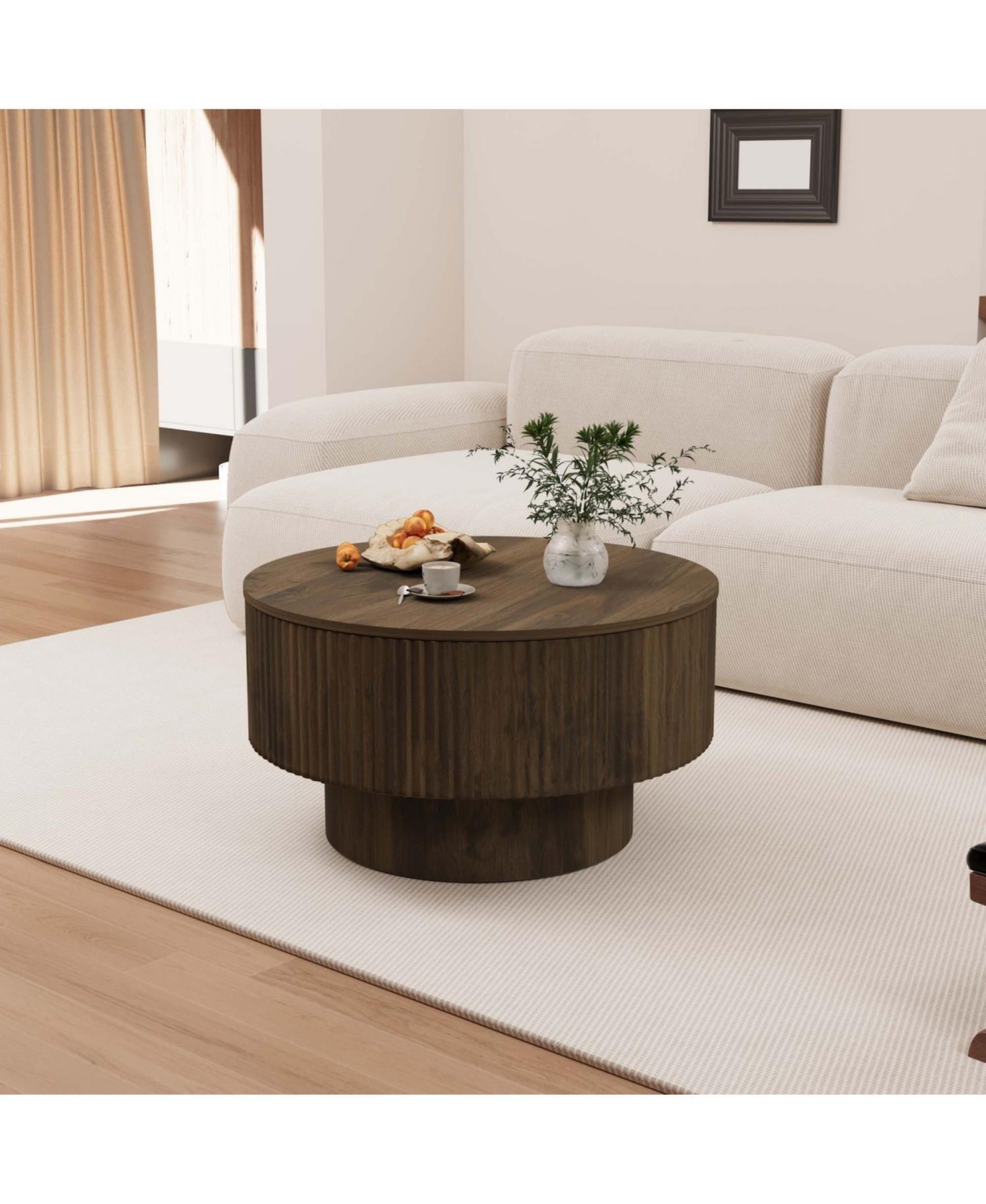 Click here for Streamdale Furniture Modern Circular Coffee Table... prices