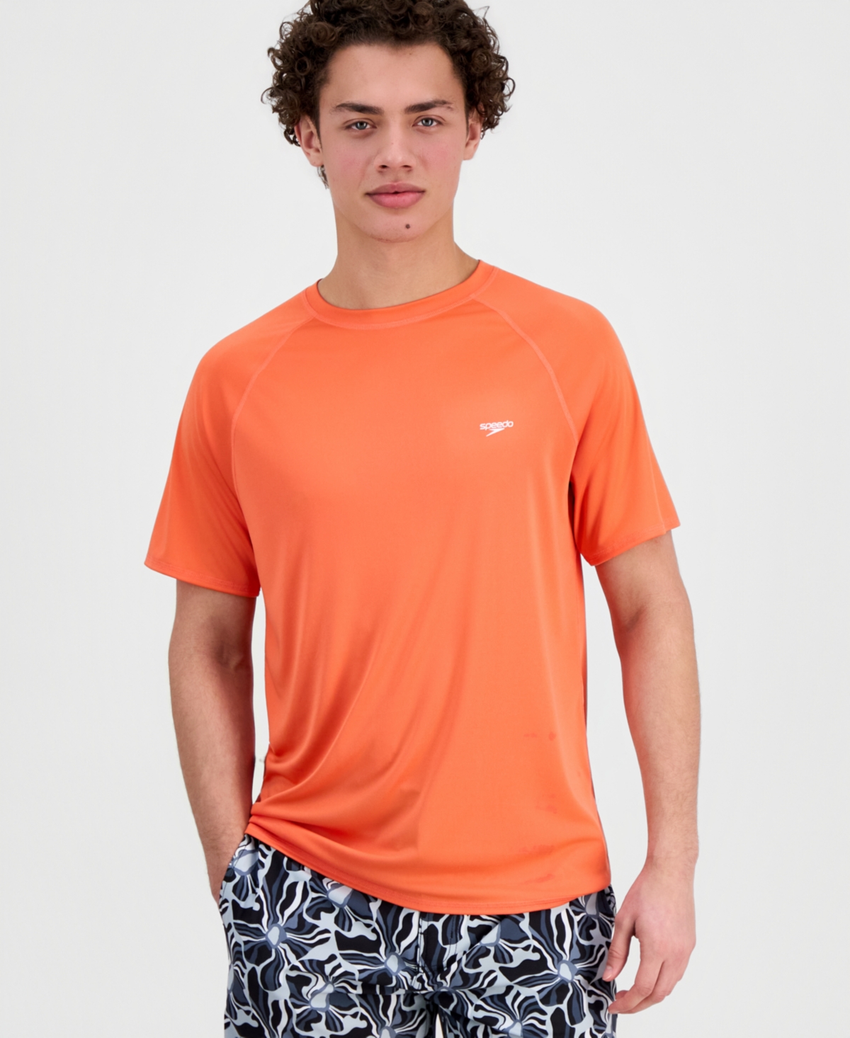 Click here for Speedo Mens Upf Easy Short Sleeve T-Shirt - Trop C... prices