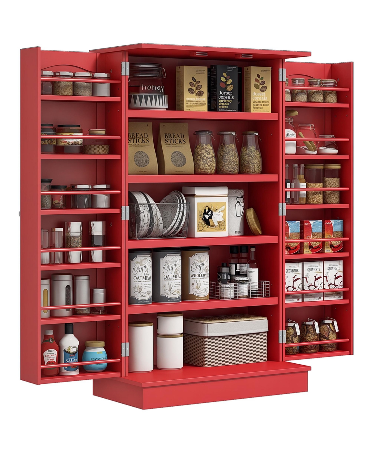 Click here for Homcom Kitchen Pantry Storage Cabinet w/ 5-tier Sh... prices