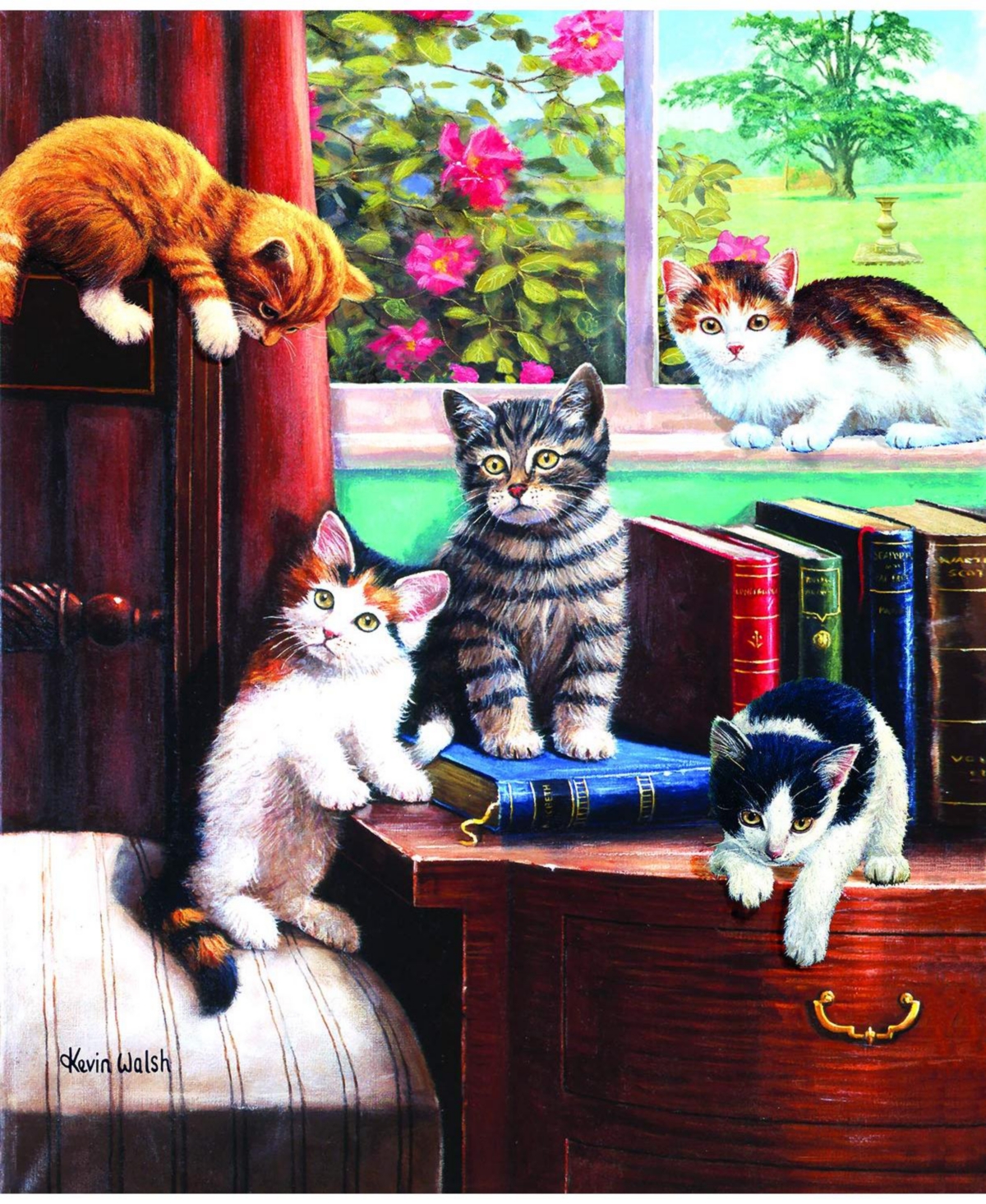 Click here for SunsOut Playtime in the Study 1000 piece Jigsaw Pu... prices