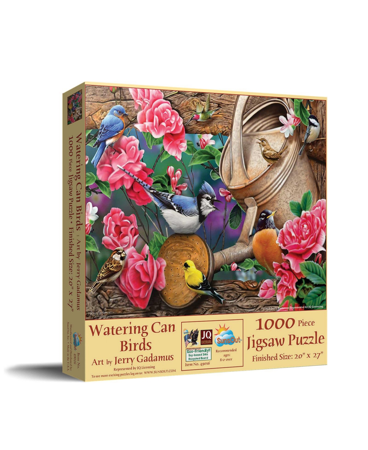 Click here for SunsOut Watering Can Birds 1000 piece Jigsaw Puzzl... prices