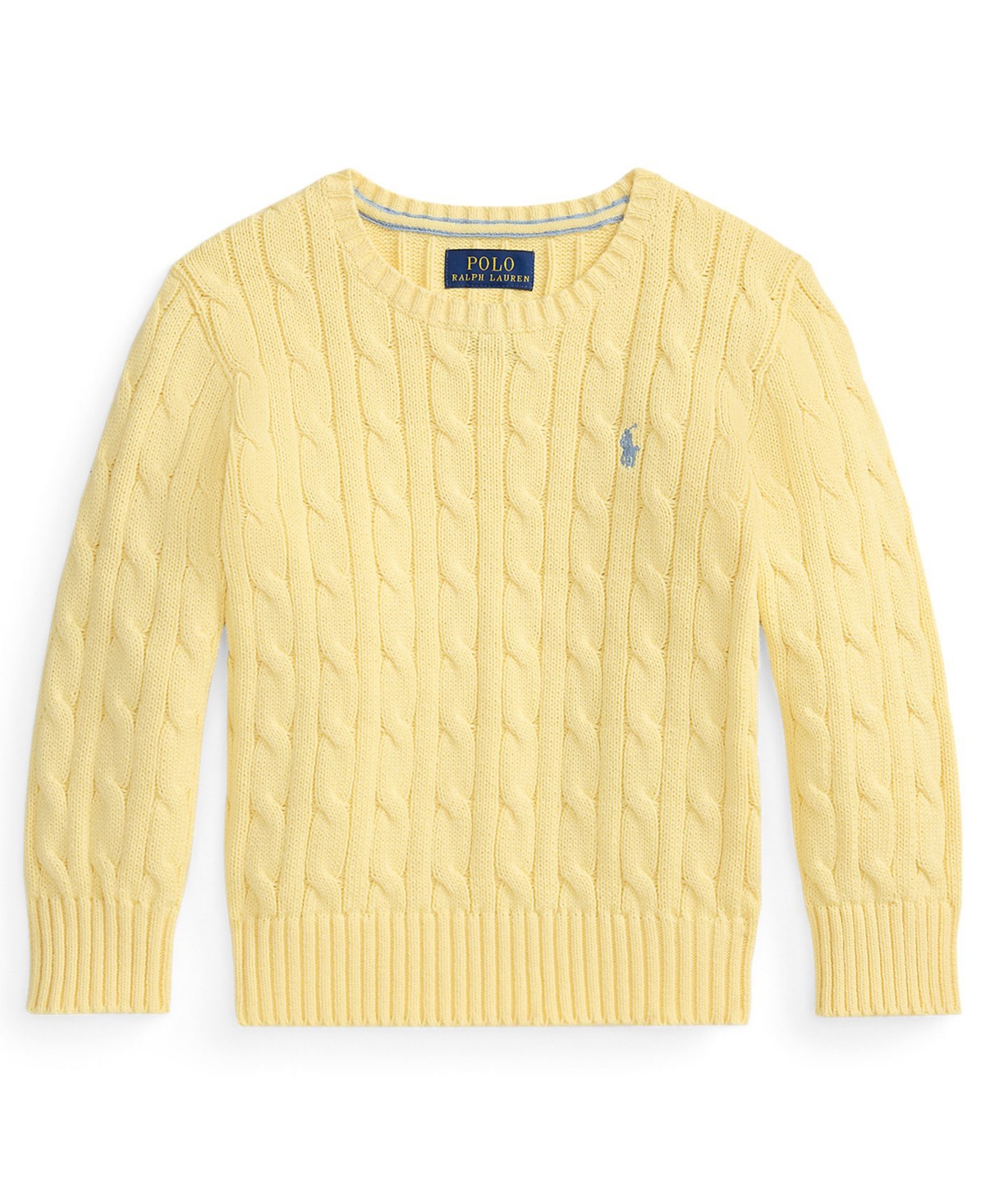 Click here for Polo Ralph Lauren Boys 2-7 Crewneck Cable-Knit Swe... prices