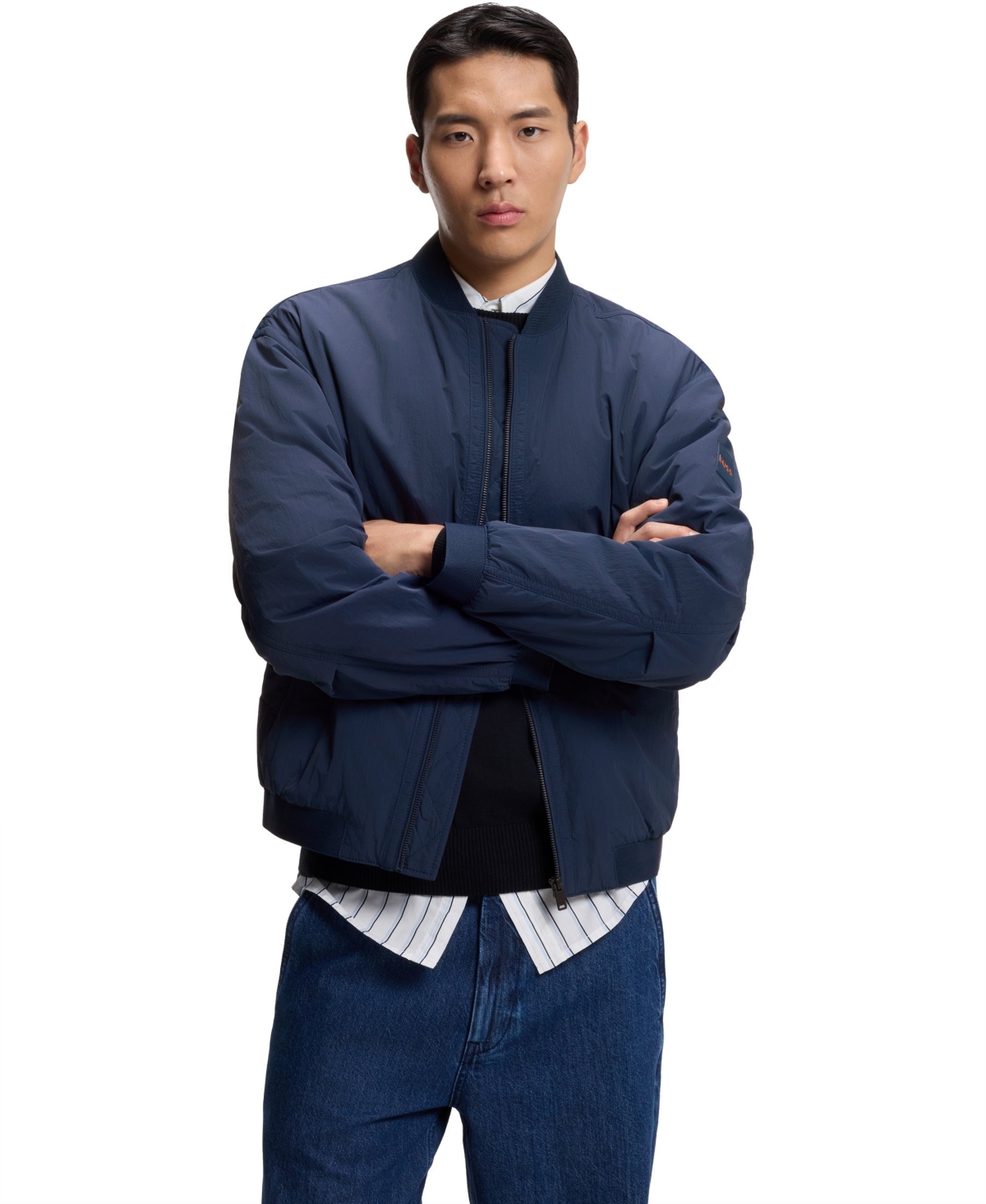 Click here for Boss by Hugo Boss Mens Water-Repellent Soft-Touch... prices