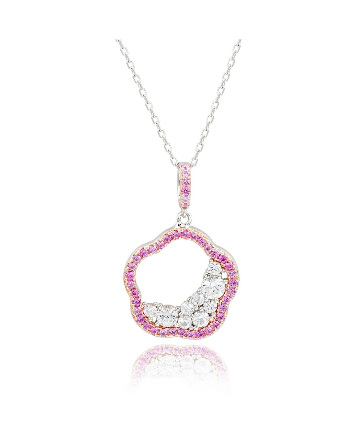 Click here for Suzy Levian New York Sterling Silver Pink Sapphire... prices
