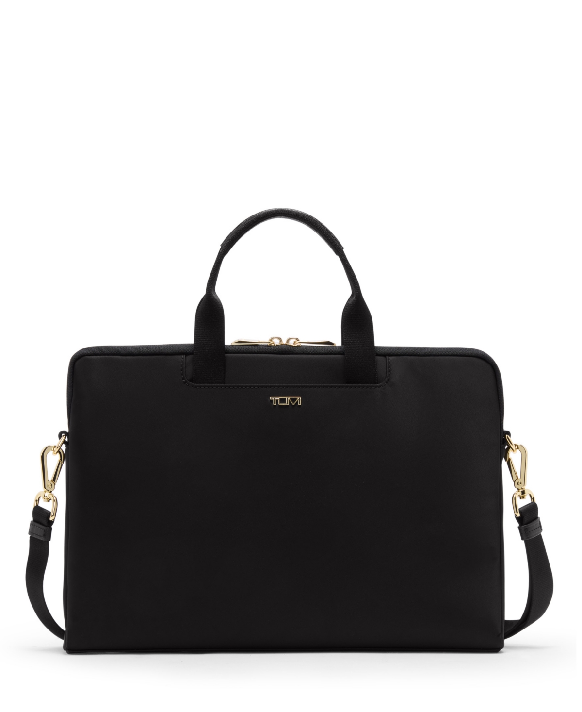 Click here for Tumi Voyageur Dakota Laptop Crossbody - Black  Gol... prices