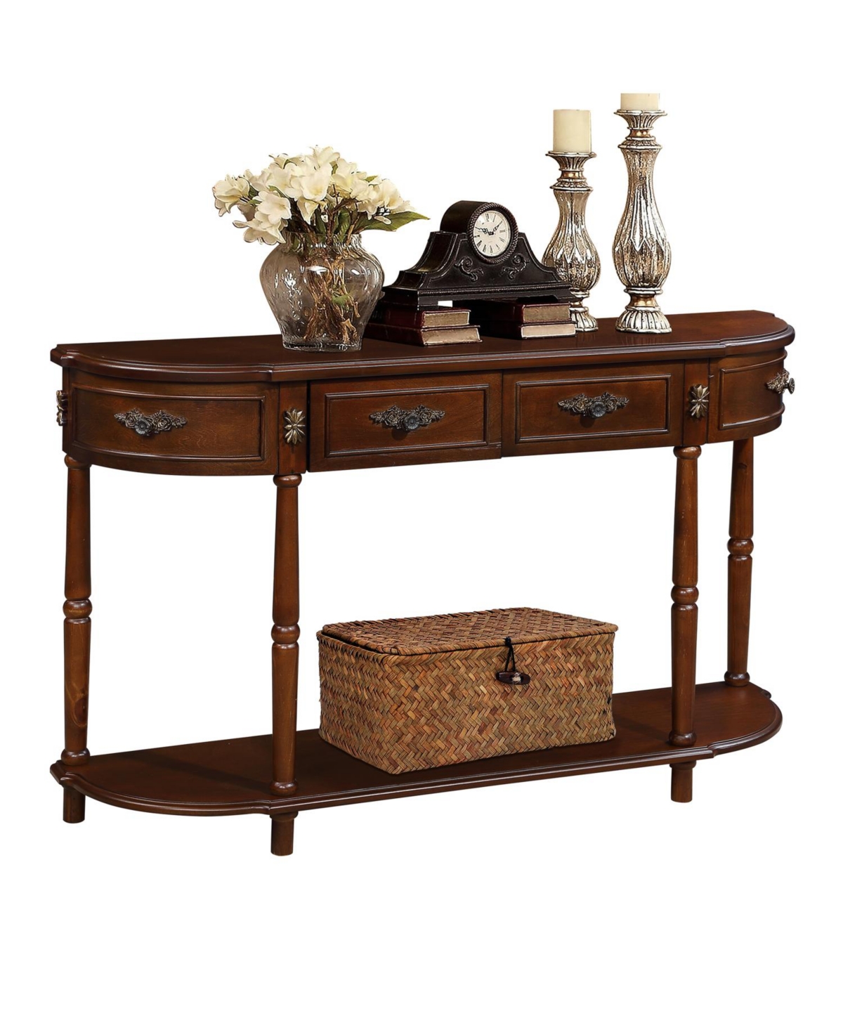 Click here for Streamdale Furniture Retro Cherry Console Table wi... prices
