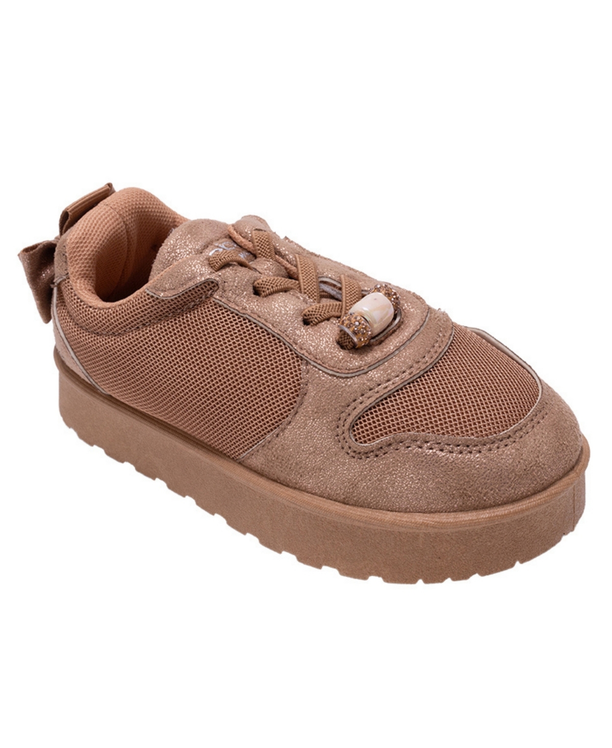 Click here for Bebe Toddler Girls Hybrid Lace-Up Sneakers - Bronz... prices