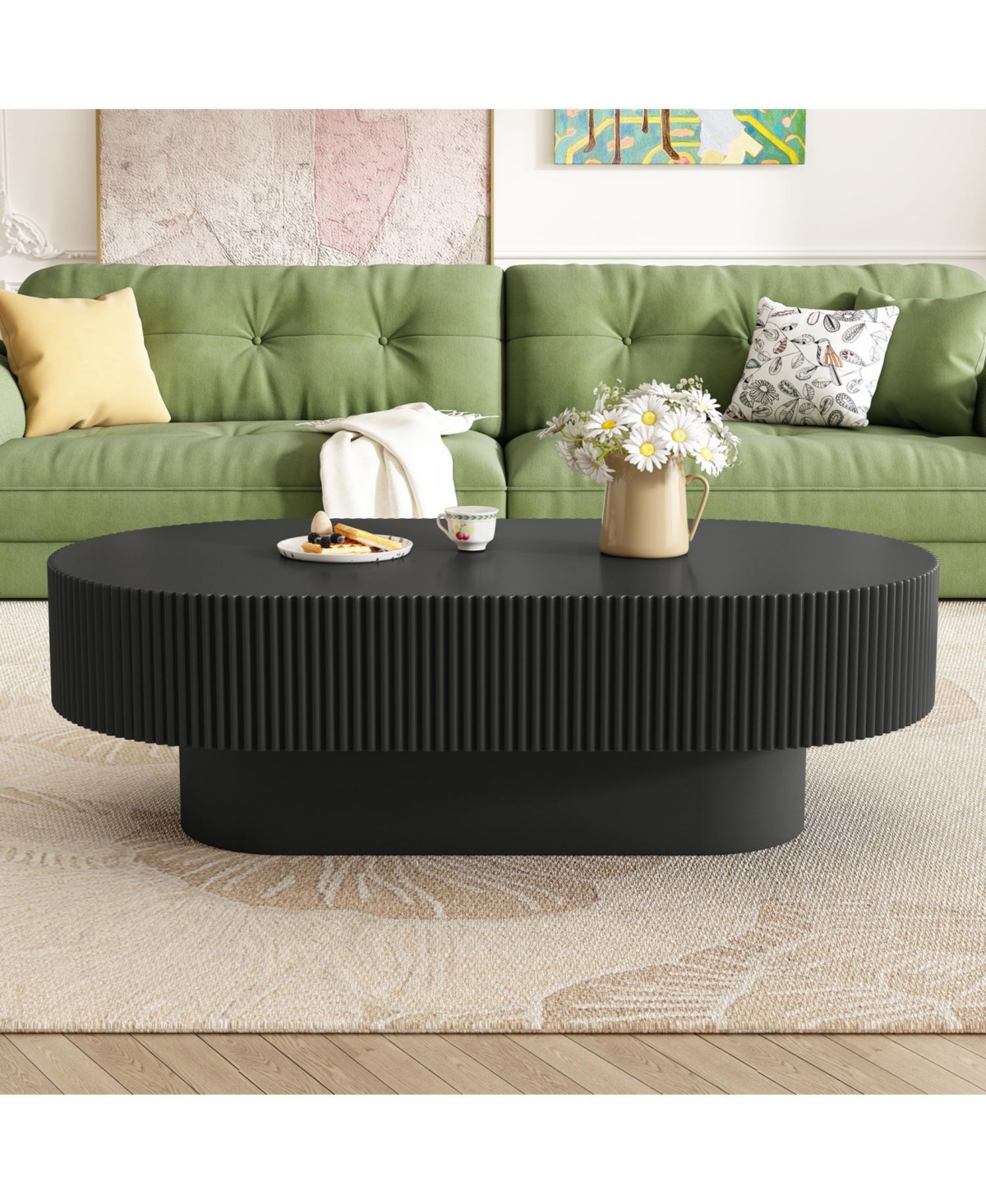 Click here for Streamdale Furniture Elegant Oval Coffee Table  Mo... prices