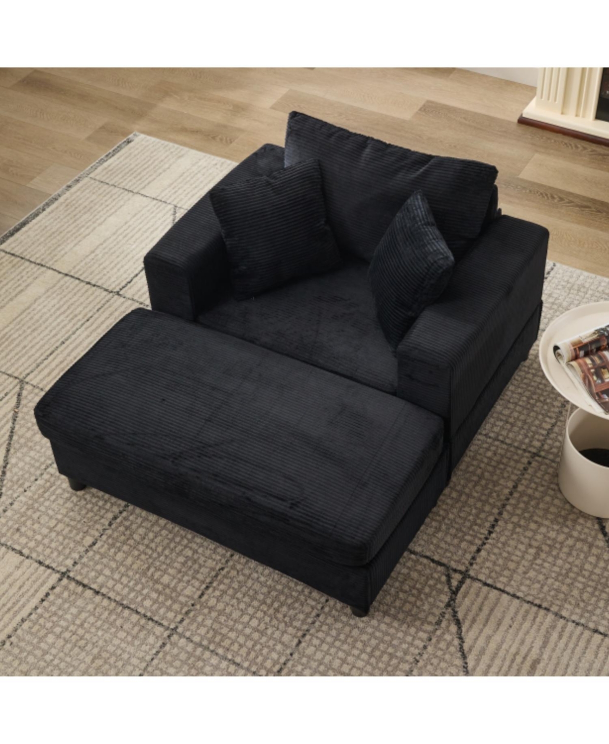 Click here for Streamdale Furniture Chaise Lounge Sofa Bed with O... prices