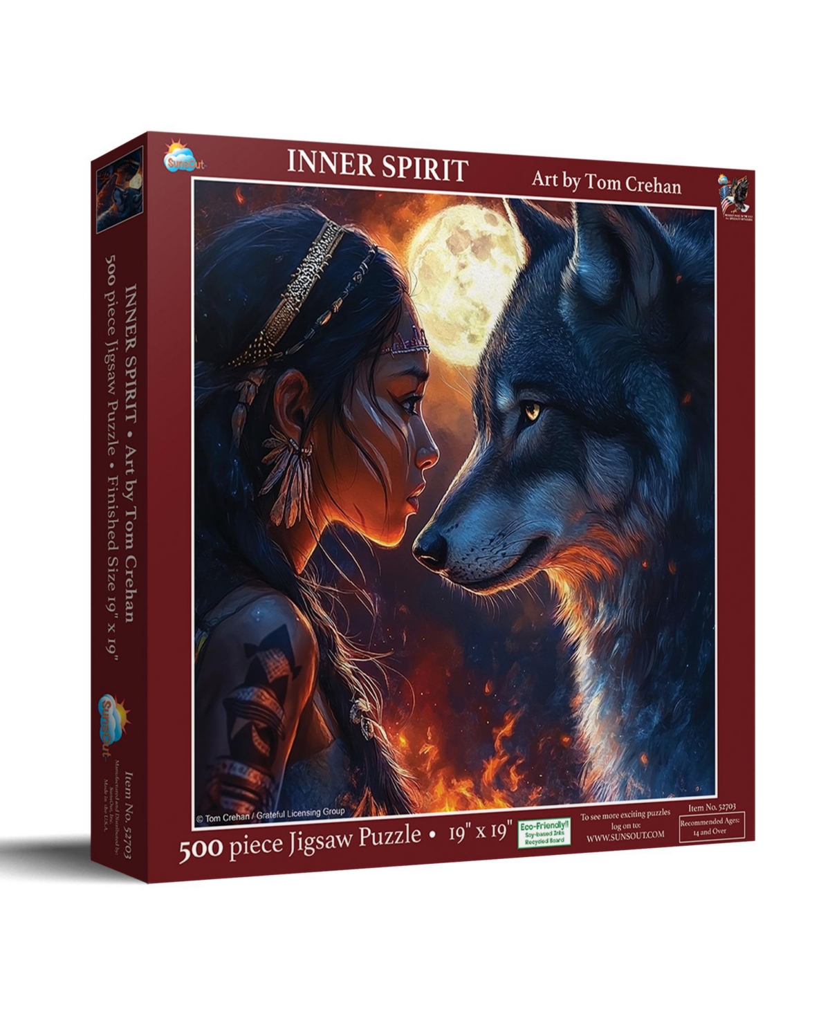 Click here for SunsOut Inner Spirit 500 piece Jigsaw Puzzle for A... prices