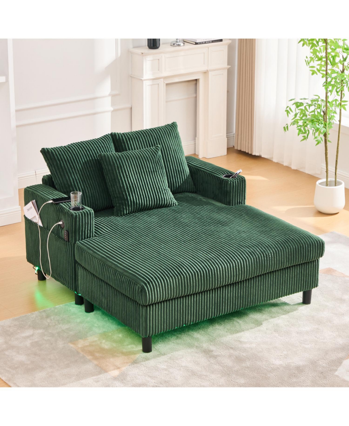 Click here for Streamdale Furniture Corduroy Oversized Recliner S... prices