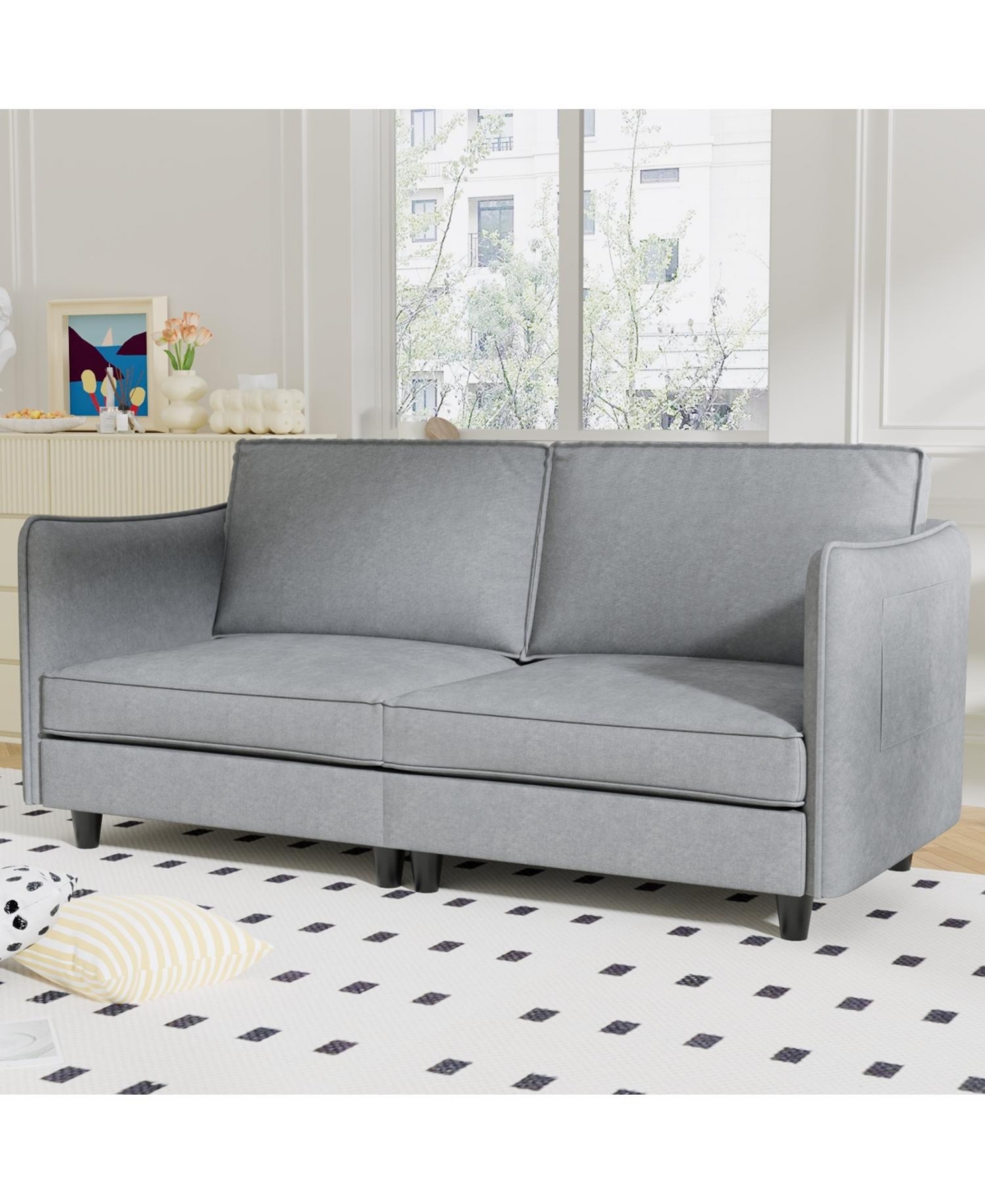 Click here for Streamdale Furniture 74" Loveseat Sofa - Mid... prices