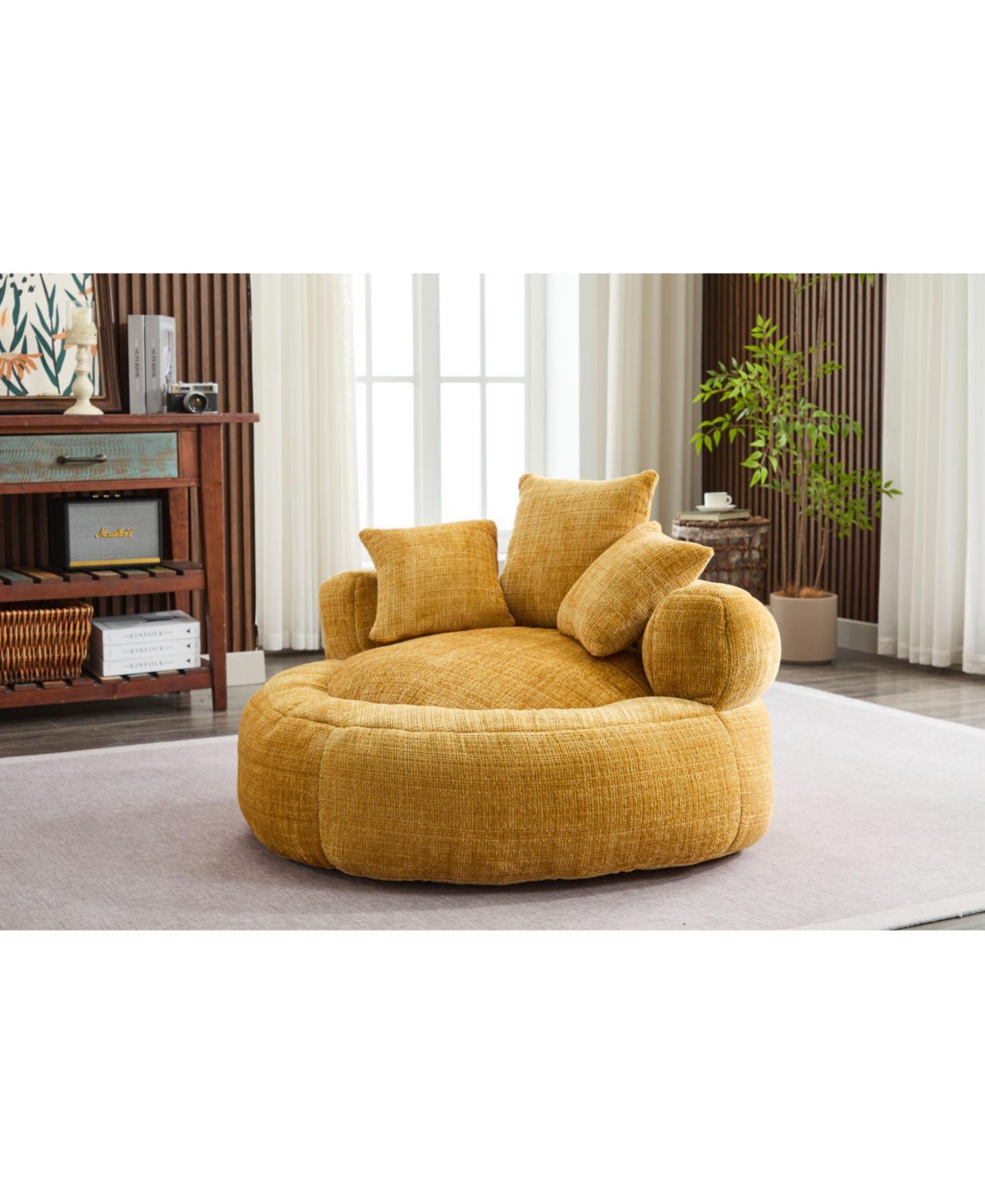 Click here for Streamdale Furniture Chenille Bean Bag Chair with... prices