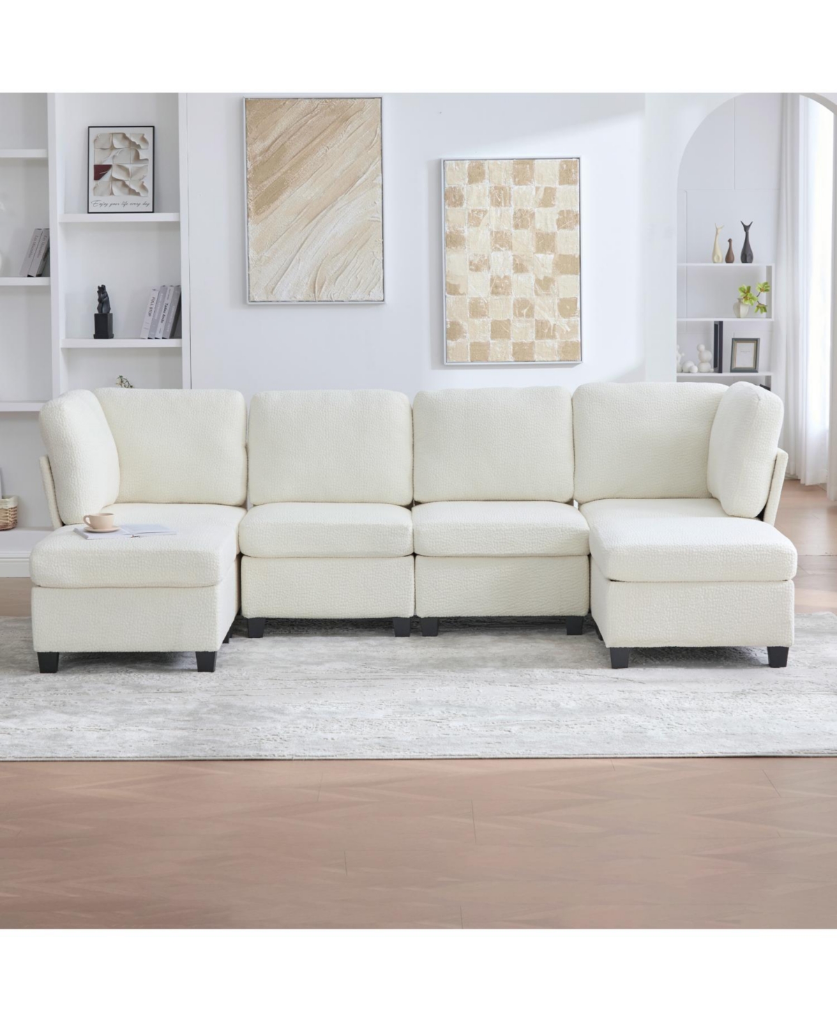 Click here for Streamdale Furniture Modular Sectional Sofa- Conve... prices