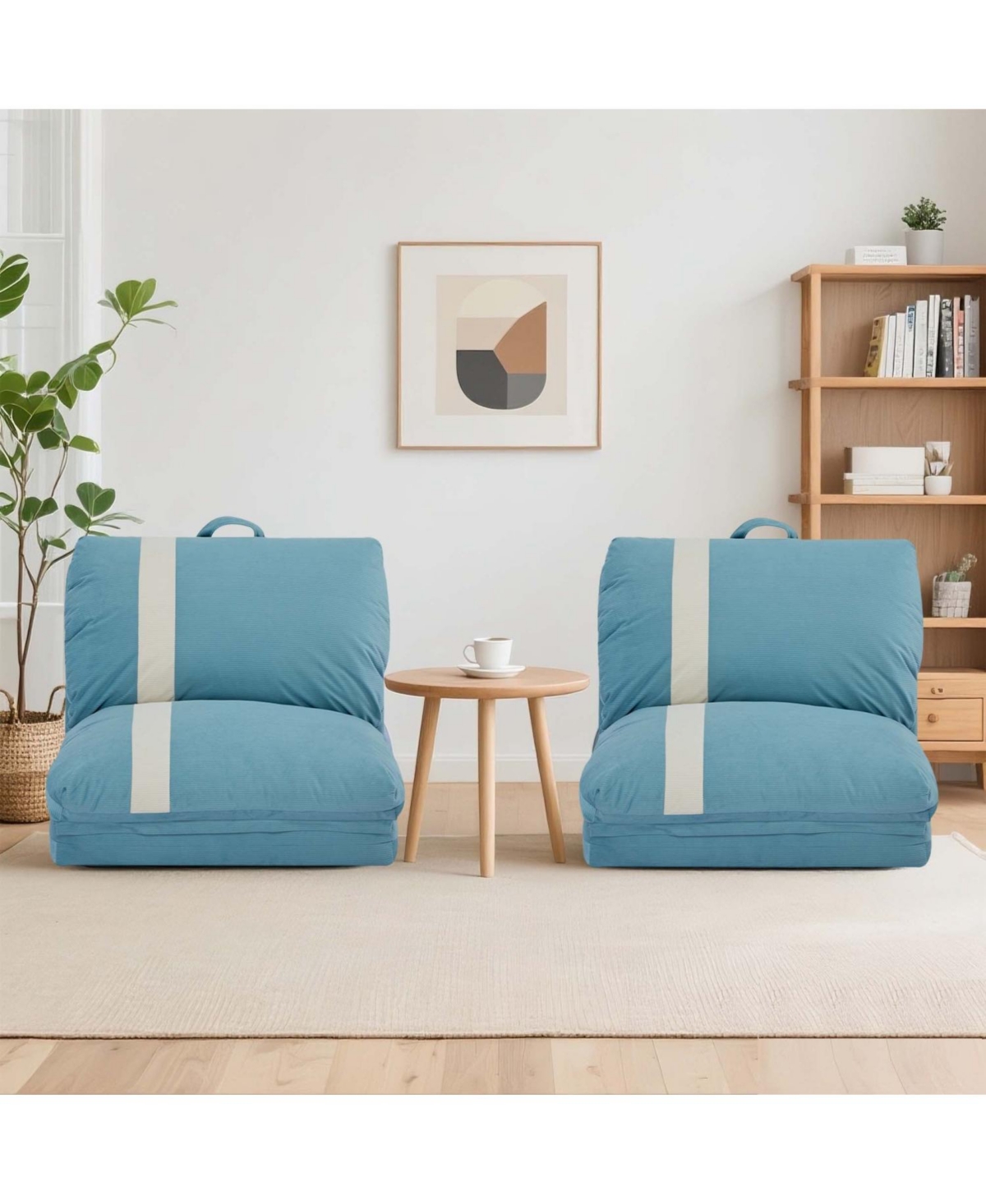 Click here for Streamdale Furniture Corduroy Floor Sofa Bed - Adj... prices