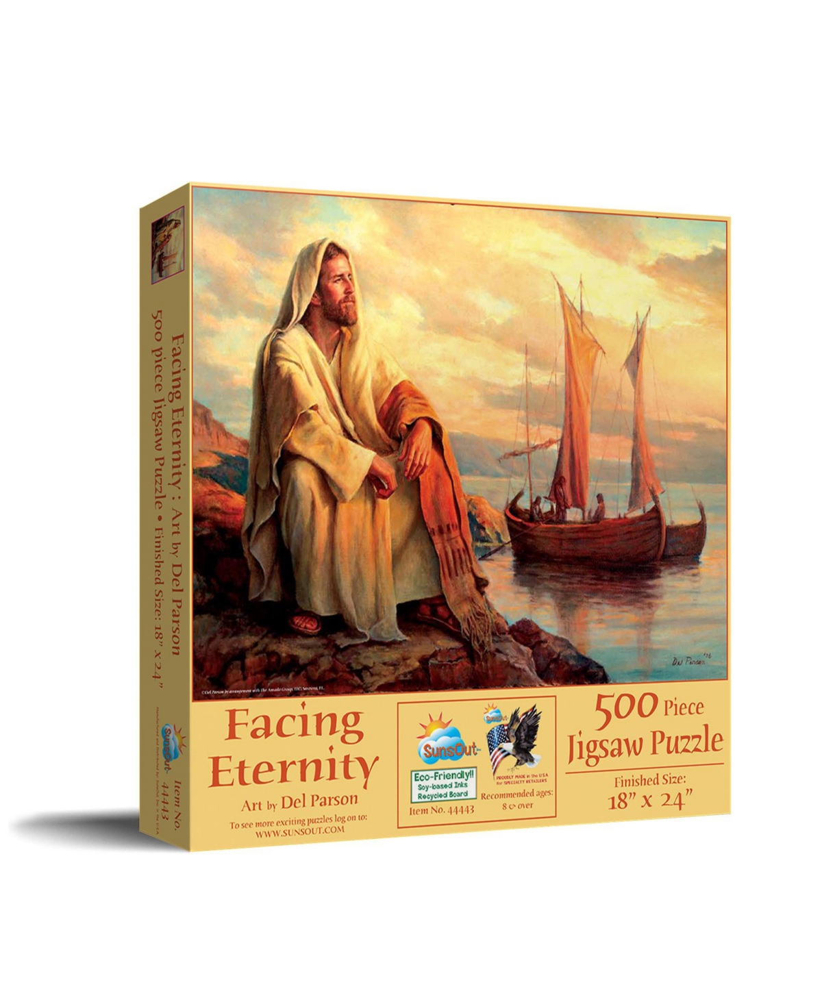 Click here for SunsOut Facing Eternity 500 piece Jigsaw Puzzle fo... prices