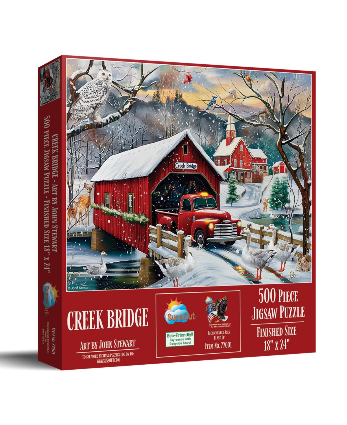 Click here for SunsOut Creek Bridge 500 piece Jigsaw Puzzle for A... prices