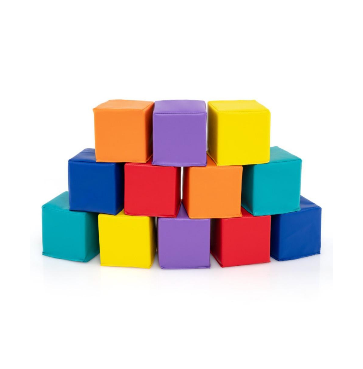 Click here for Hongge 12 Piece Soft Foam Building Blocks Set - Ye... prices