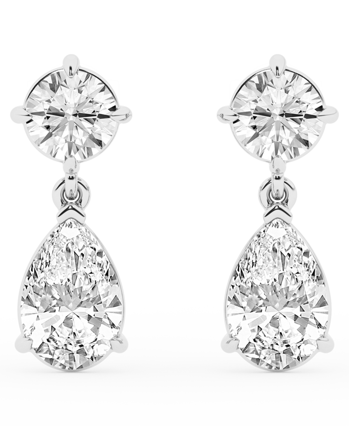 Click here for Badgley Mischka Lab grown Diamond Drop Earrings (3... prices