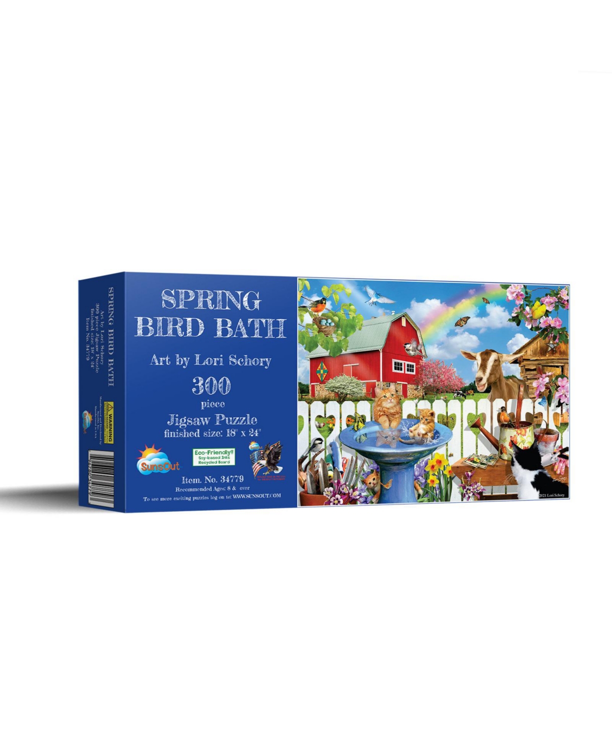 Click here for SunsOut Spring Bird Bath 300 piece Jigsaw Puzzle f... prices