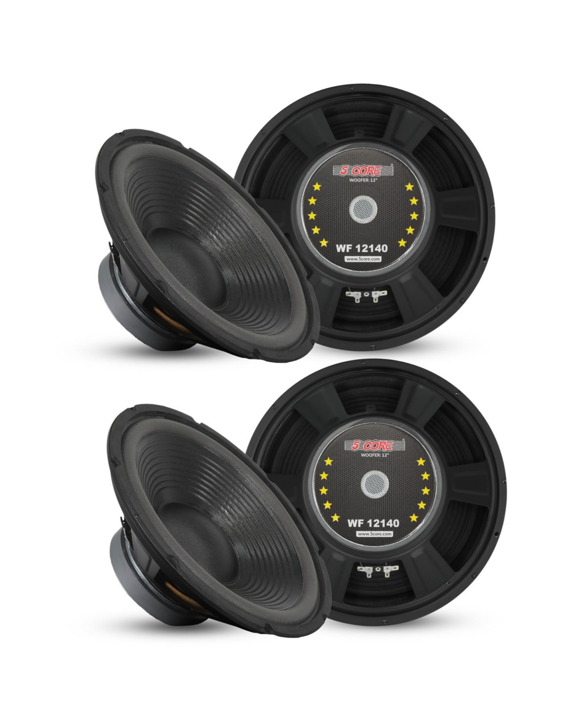 Click here for 5 Core Car Subwoofer 2Pc 10" 3000W Pro Audio... prices