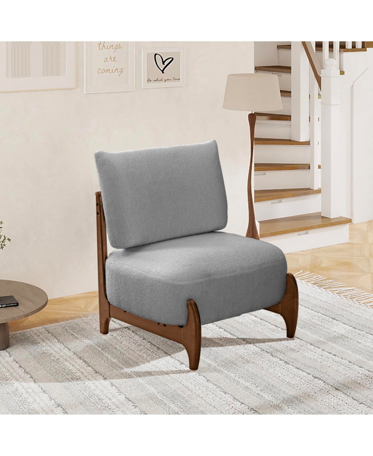 Click here for Streamdale Furniture Modern Solid Wood Leisure Cha... prices