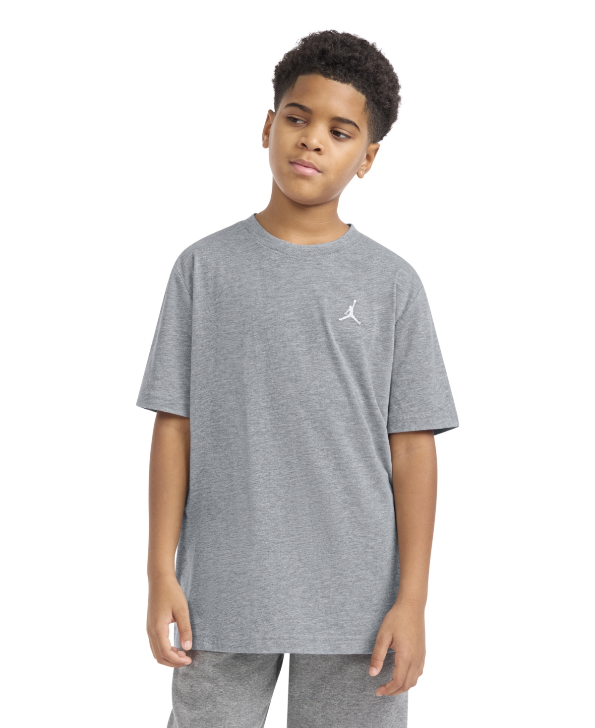 Click here for Jordan Big Boys Jumpman Air Embroidery T-Shirt - C... prices