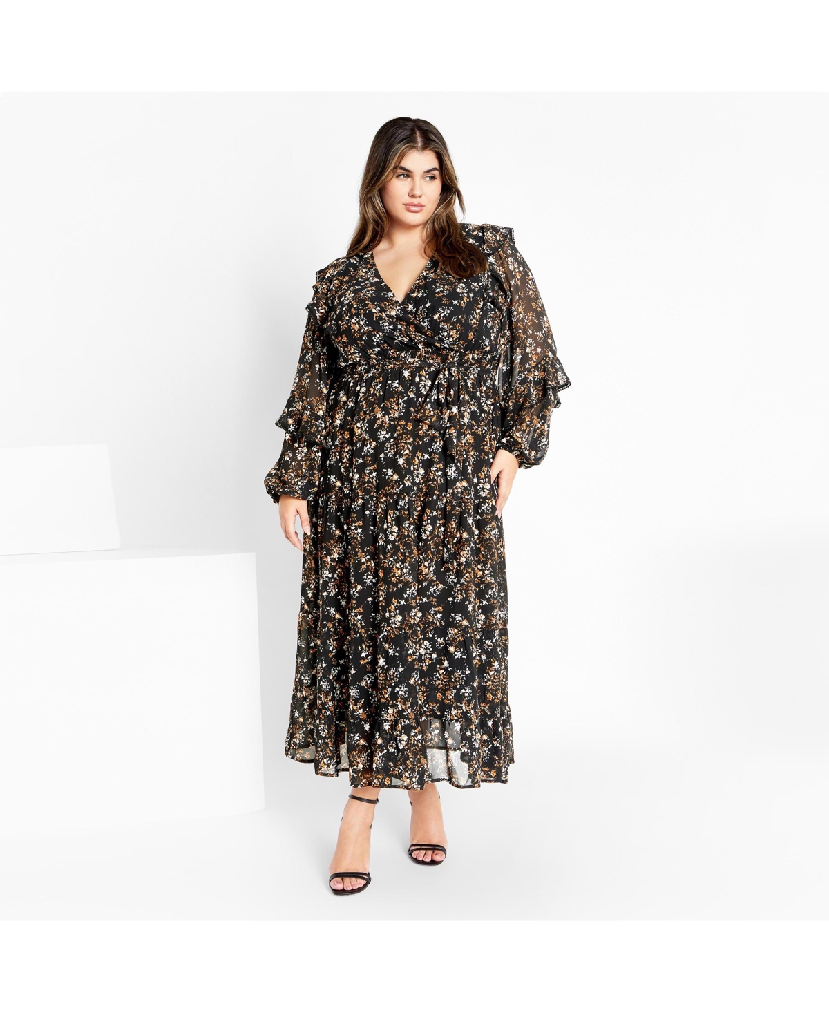 Click here for City Chic Womens Lila Maxi Dress - Floral prices