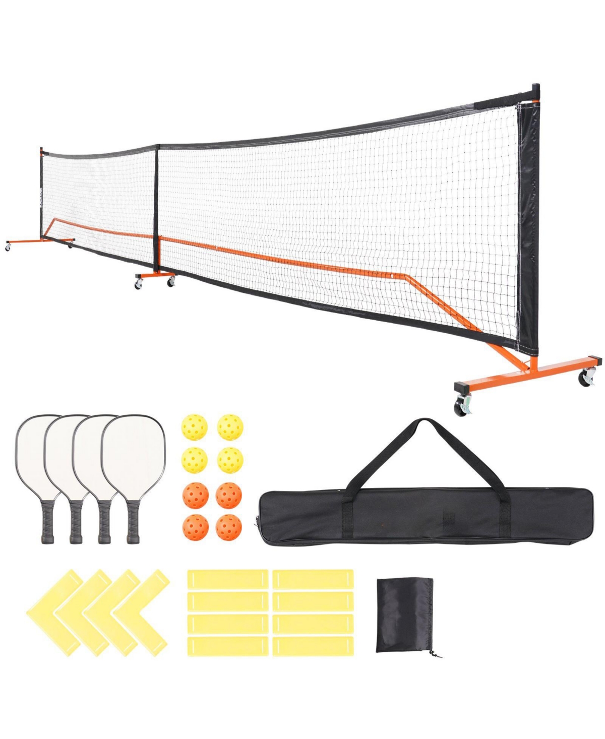 Click here for Mecale 22FT Portable Pickleball Net Set with Bag... prices