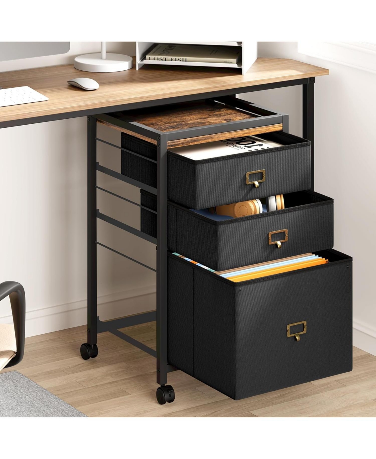 Click here for gaomon 3-Drawer Compact Mobile Filing Cabinet with... prices