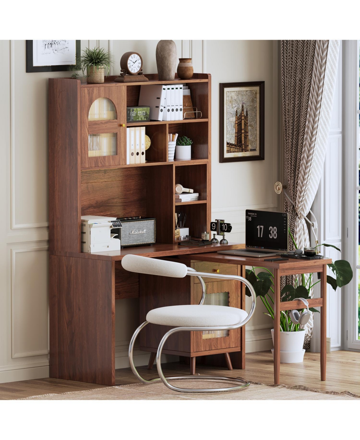 Click here for Streamdale Furniture Rotating Computer Desk with S... prices