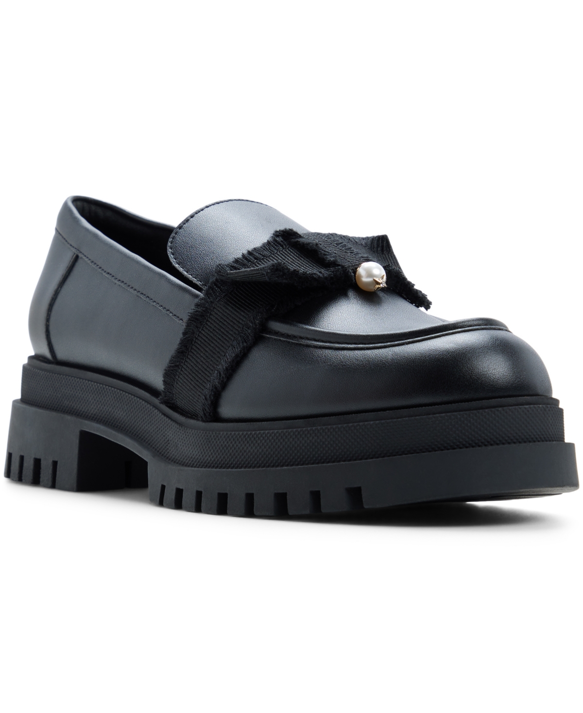 Click here for Aldo Womens Theatric Lug-Sole Slip-On Loafers - Bl... prices