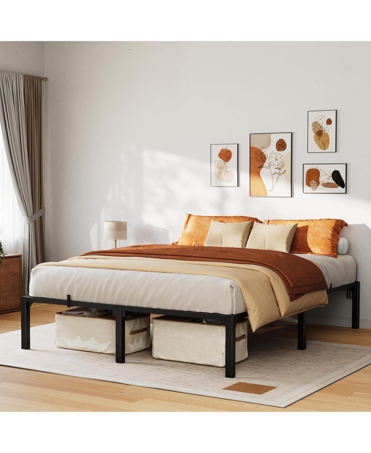 Click here for gaomon Queen Size 14 Inch Metal Bed Frame  Heavy D... prices