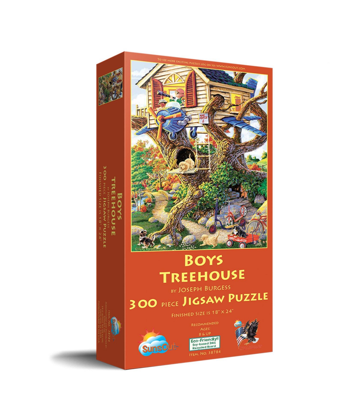 Click here for SunsOut Boys Treehouse 300 piece Jigsaw Puzzle for... prices