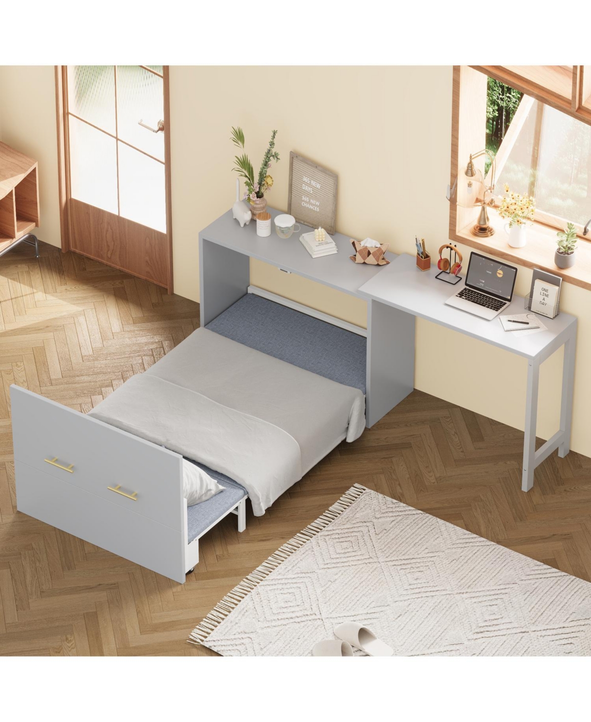 Click here for Streamdale Furniture Twin Murphy Cabinet Bed with... prices