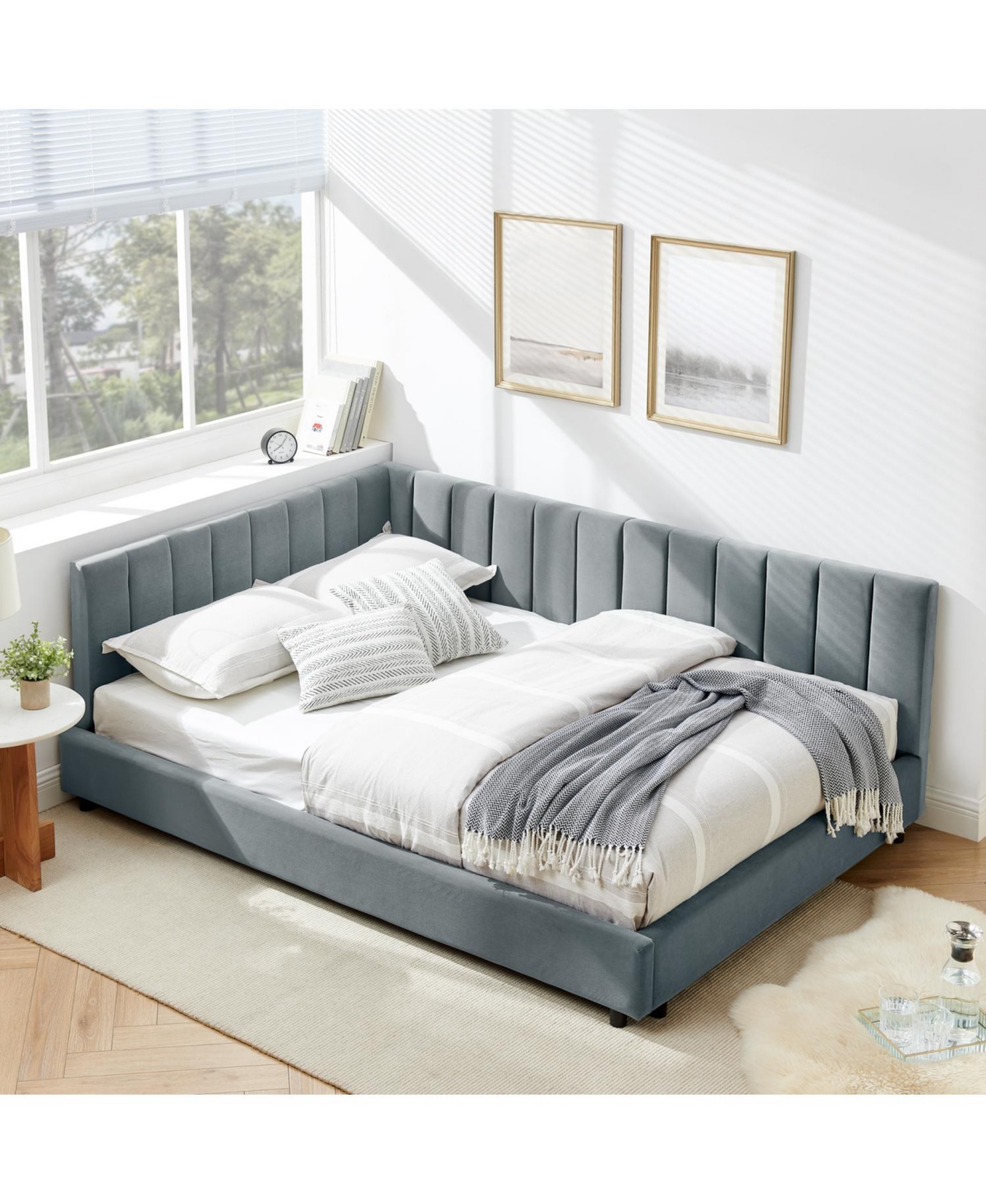 Click here for Streamdale Furniture Tufted Upholstered Full Bed F... prices