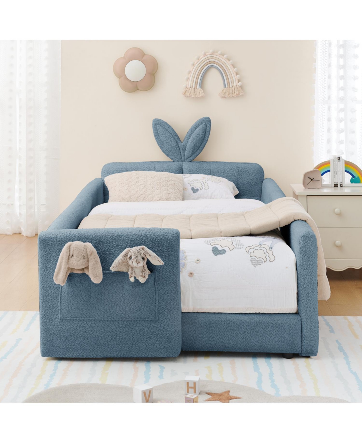 Click here for Streamdale Furniture Twin Upholstered Bed- Rabbit... prices